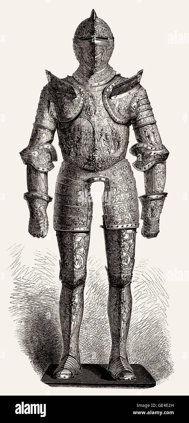 Armure médiévale de Henri II, Henri II, 1519-1559, Heinrich II, Roi de ...