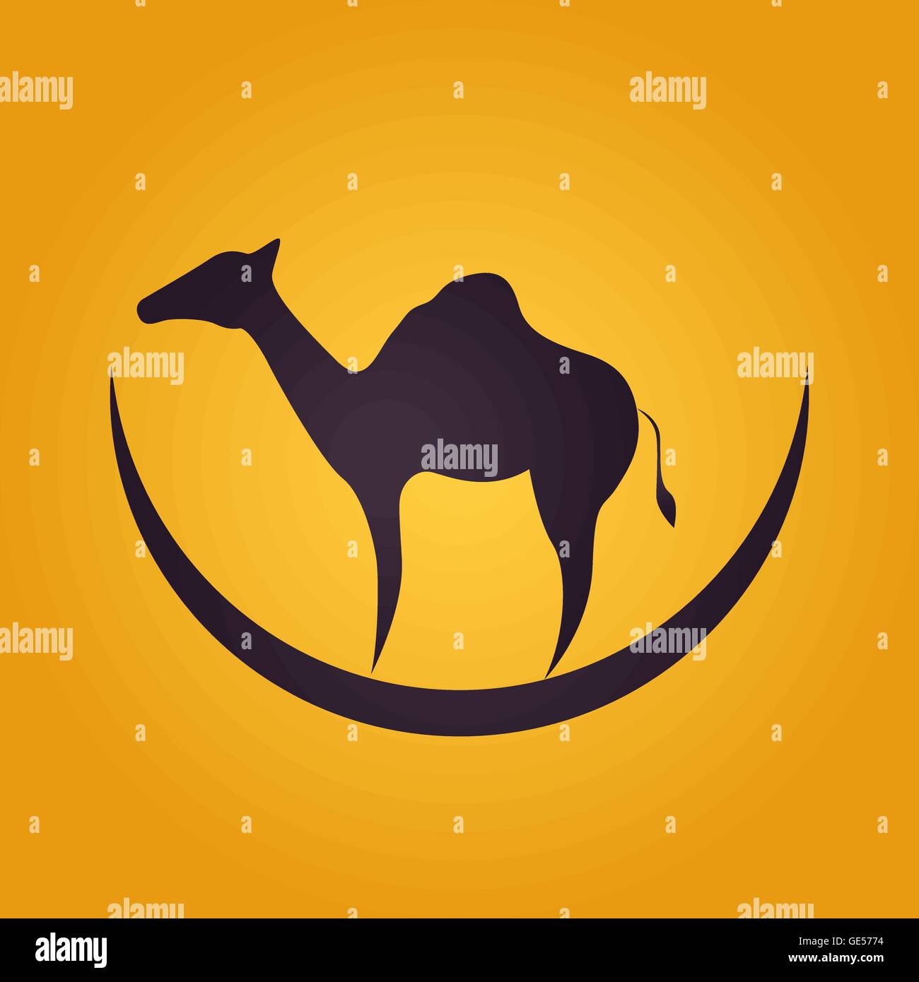 Logo de chameau Banque d'images vectorielles - Alamy