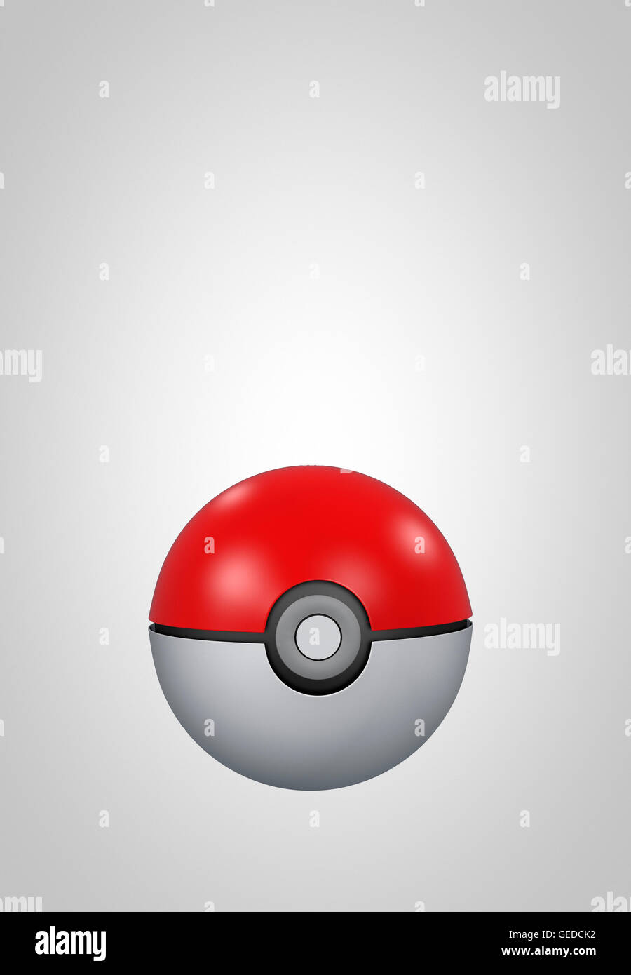 3d Illustration Pokeball Banque d'image et photos - Alamy