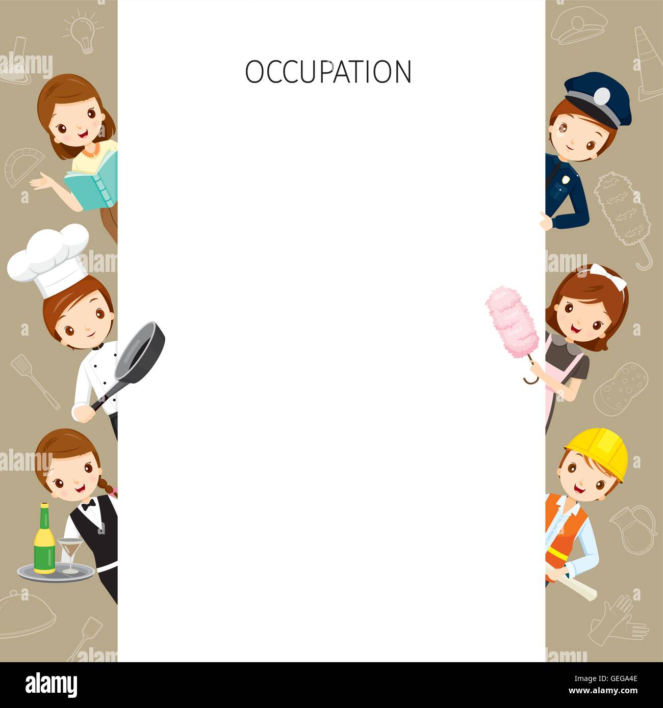Les personnes atteintes de différentes professions définies sur Cadre ... Les personnes atteintes de différentes professions définies sur Cadre ...