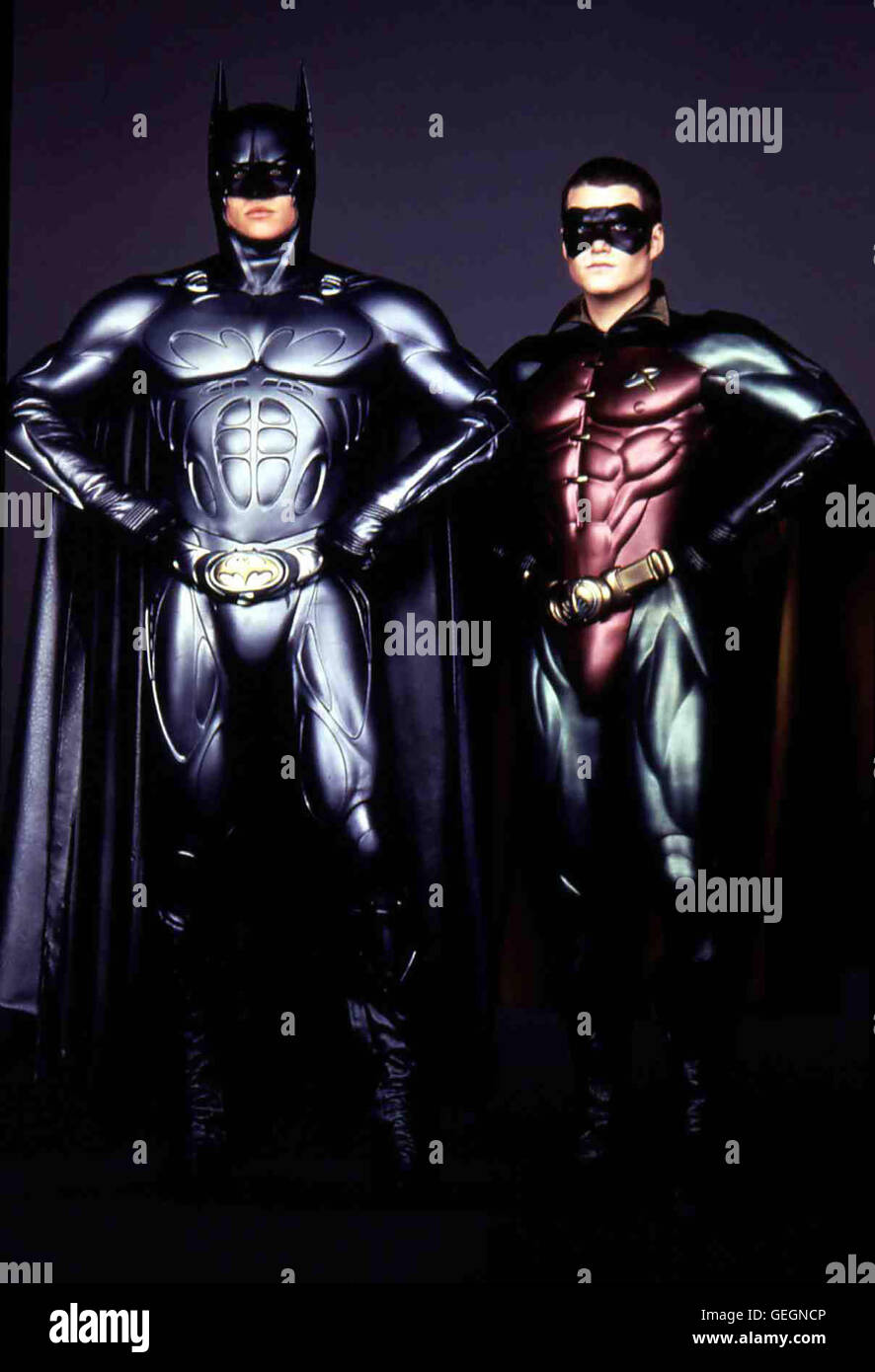 Val Kilmer, Chris O'Donnell Die Guten : Batman (Val Kilmer) et Robin ...