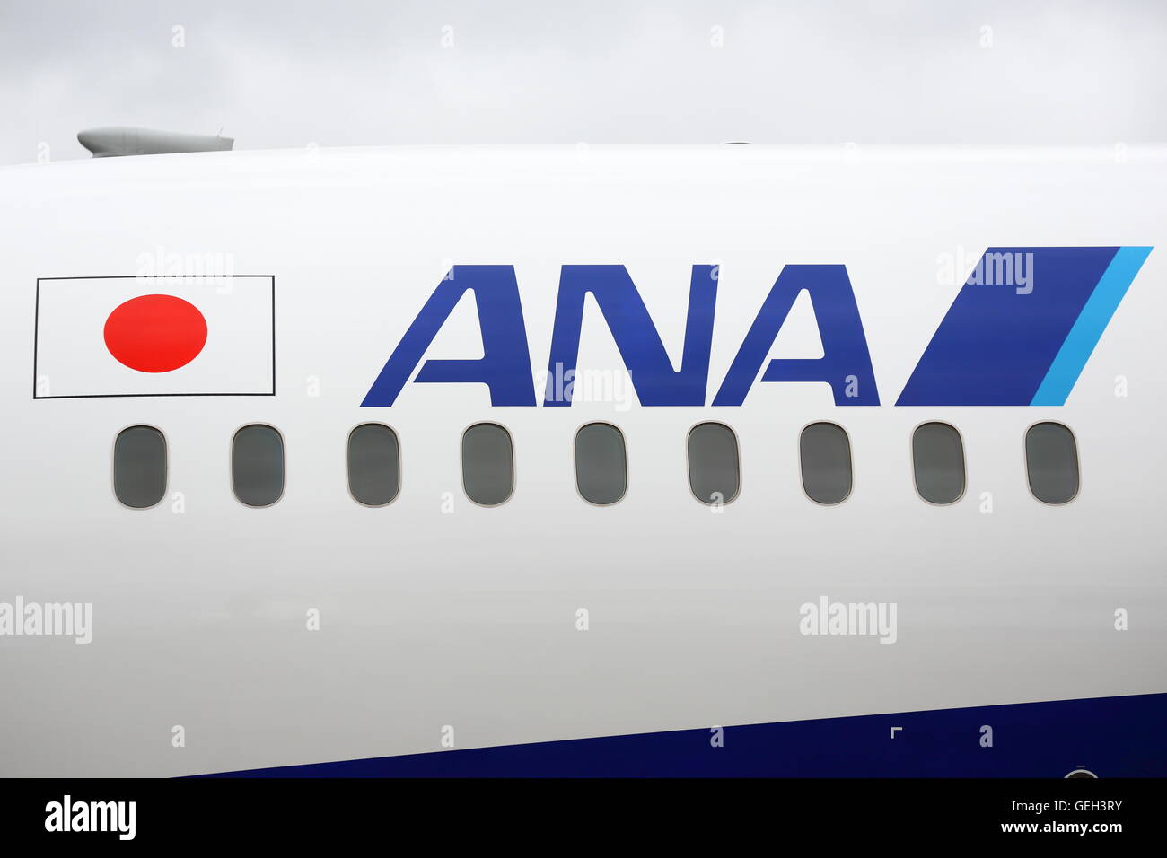 All Nippon Airways, ANA, logo sur le Boeing 787-9 Dreamliner N1015B au ...