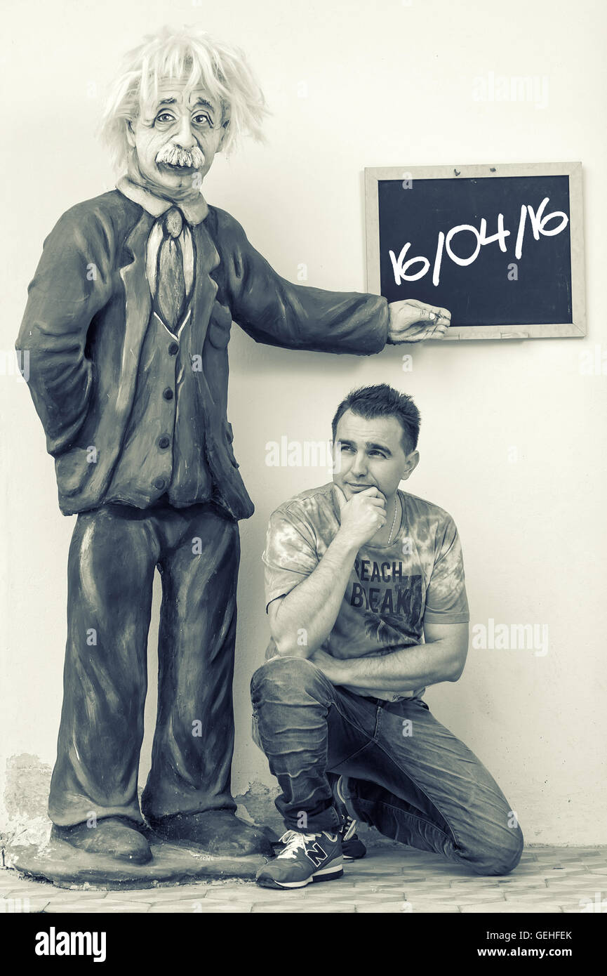 Humour albert einstein Banque de photographies et d’images à haute ...