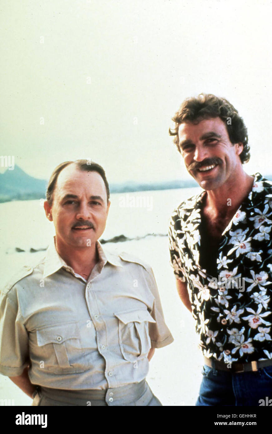 Higgins (John Hillerman), Magnum (Tom Selleck) *** légende locale ...