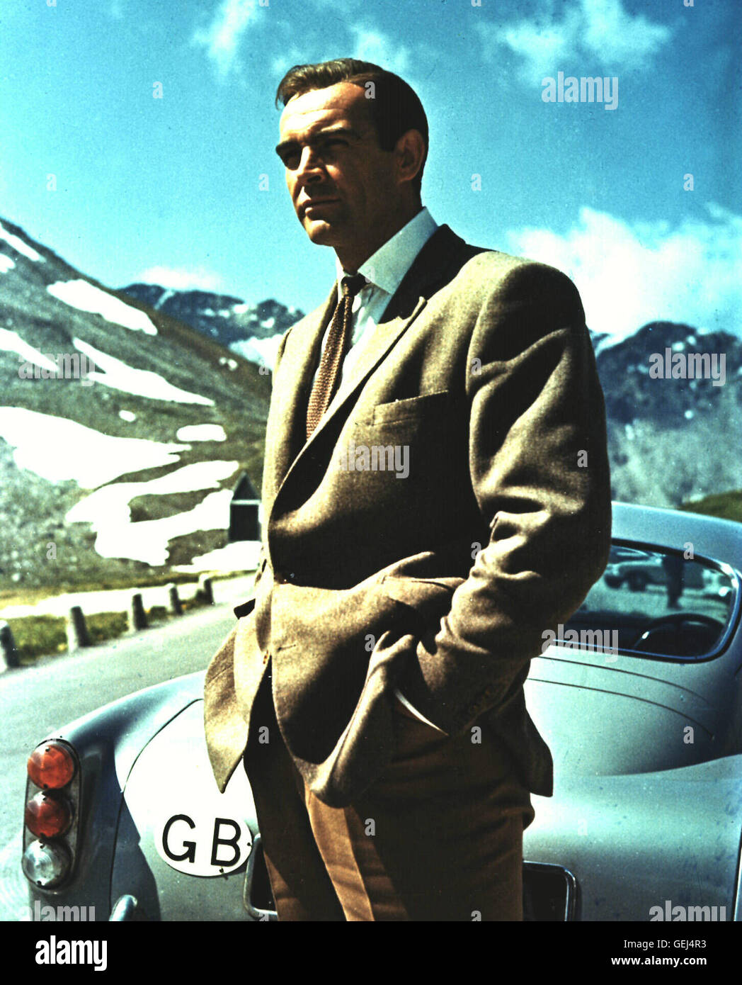 Goldfinger Sean Connery Aston Martin Banque d'image et photos - Alamy