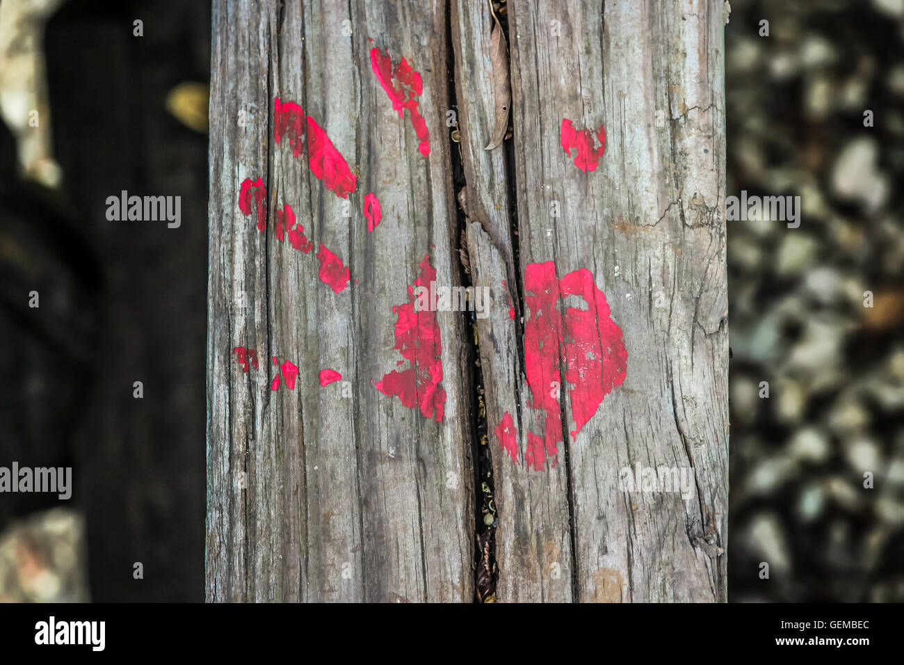 Empreinte de main rouge Banque de photographies et d’images à haute ...