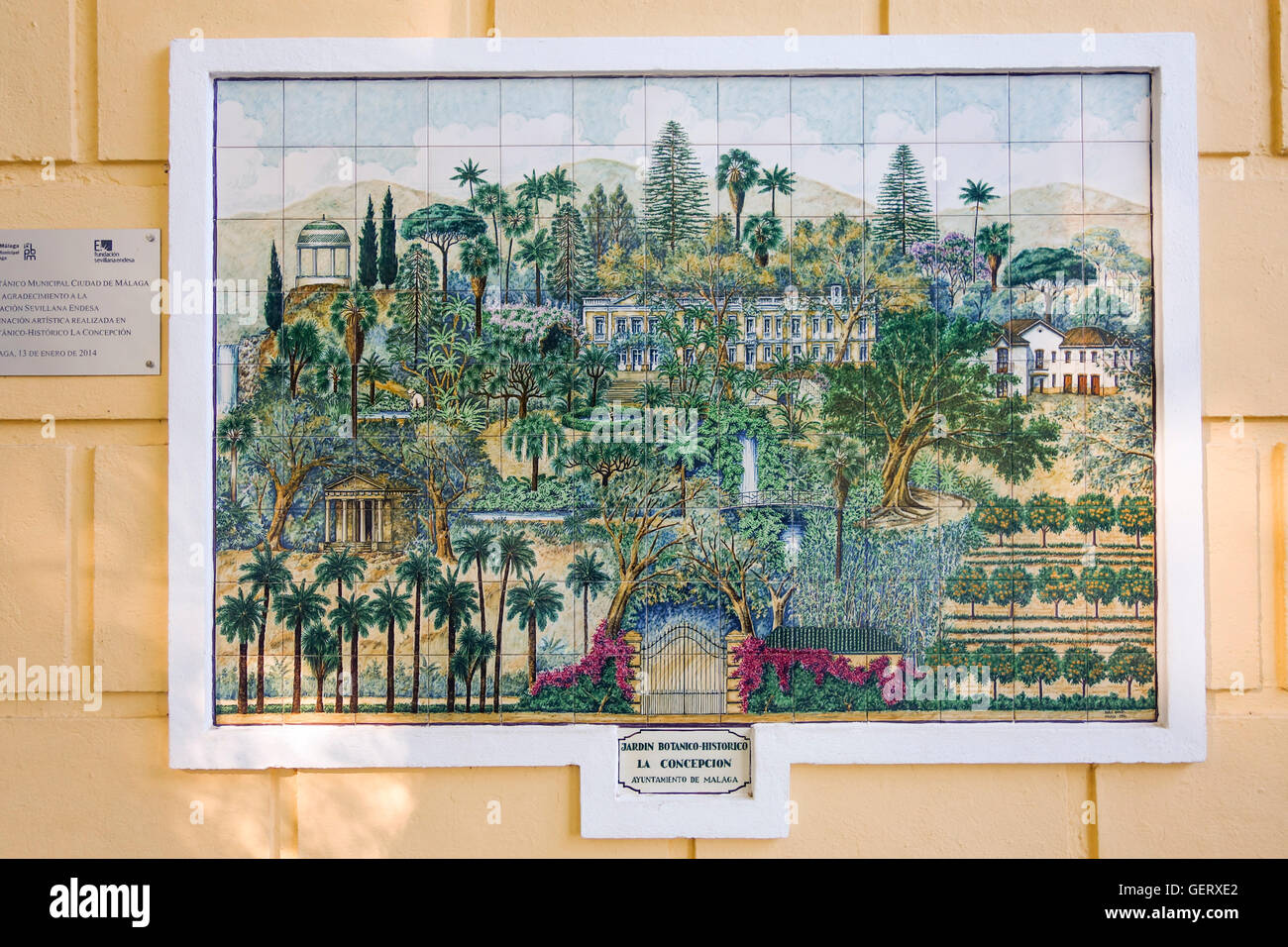 Jardin botanique la concepcion malaga Banque de photographies et d ...