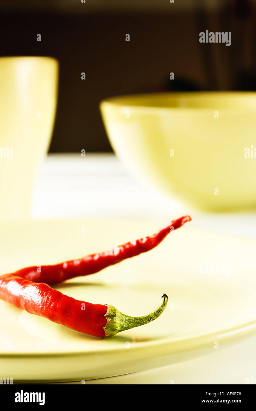 Plante De Poivron Rouge Banque d'image et photos - Alamy