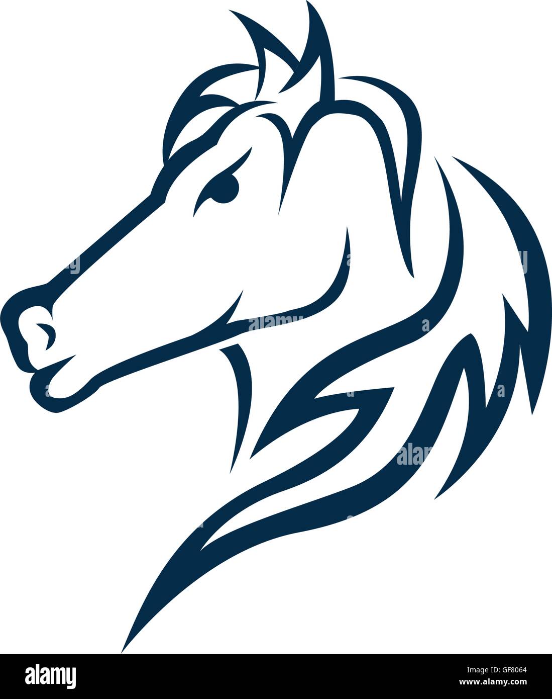 Logo du cheval Banque d'images vectorielles - Alamy