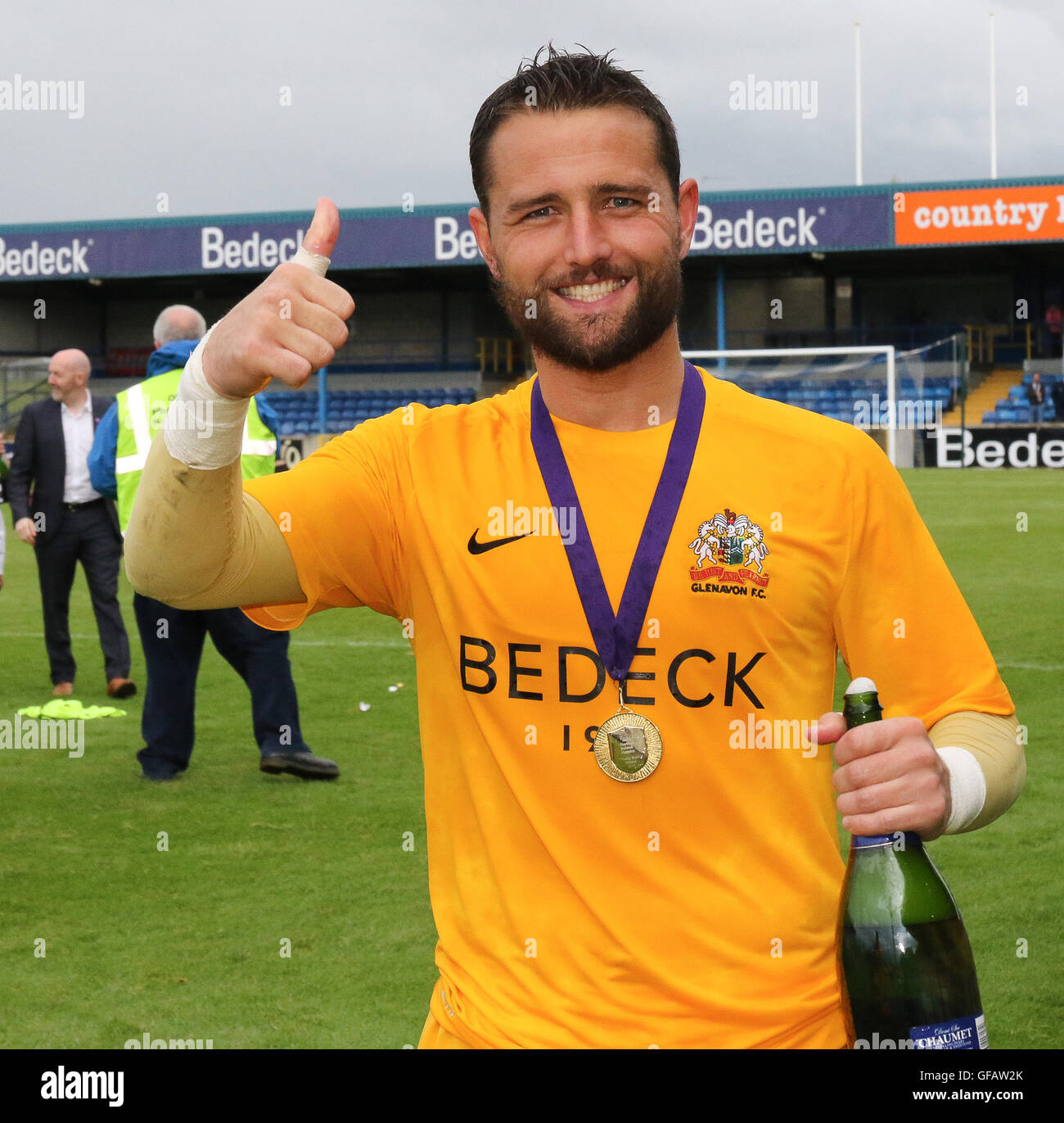 Gardien de but jonathan tuffey Banque de photographies et d’images à ...