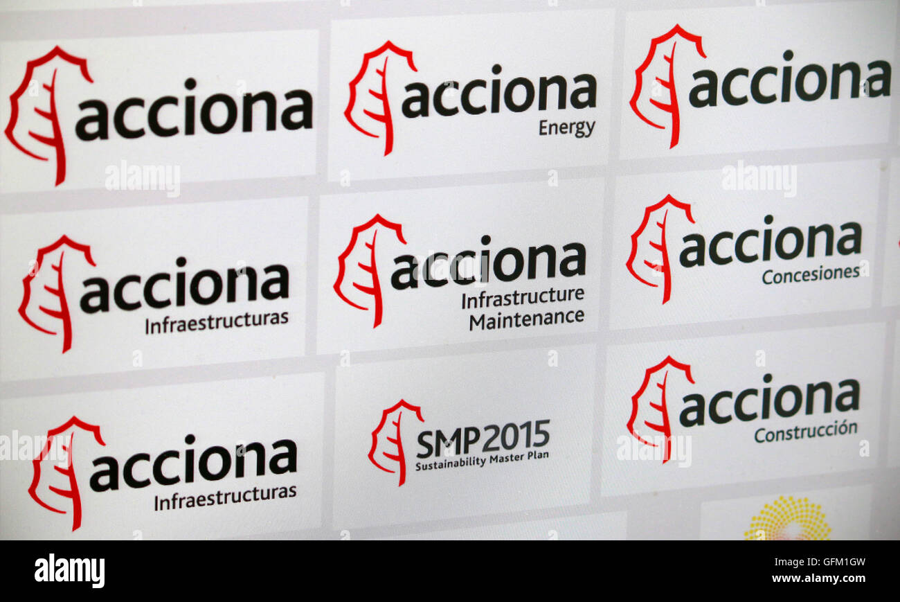 Logo acciona Banque de photographies et d’images à haute résolution - Alamy