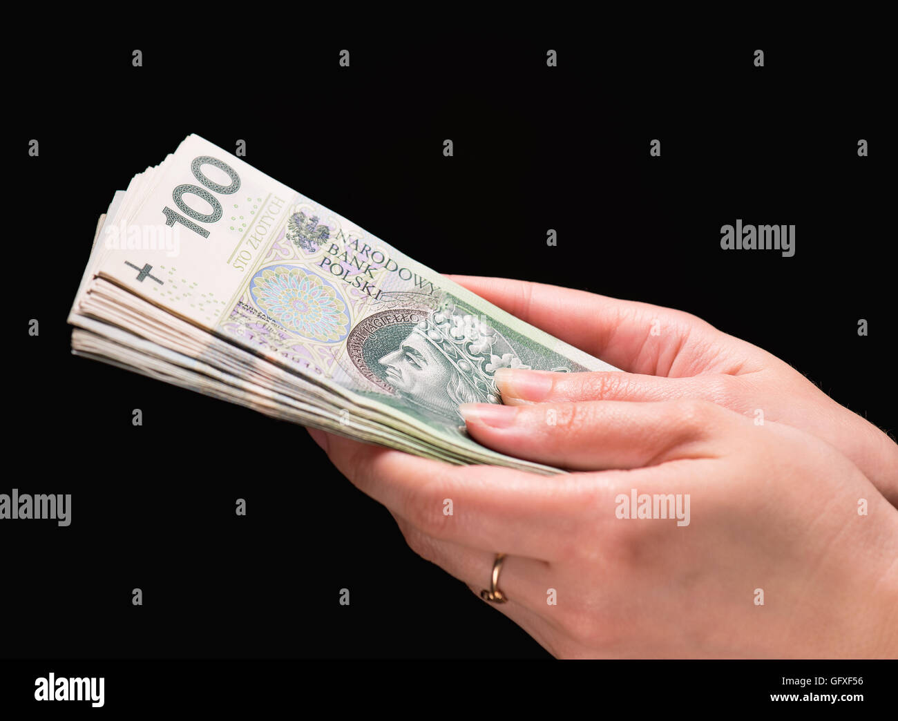 Main et argent Banque de photographies et d’images à haute résolution ...