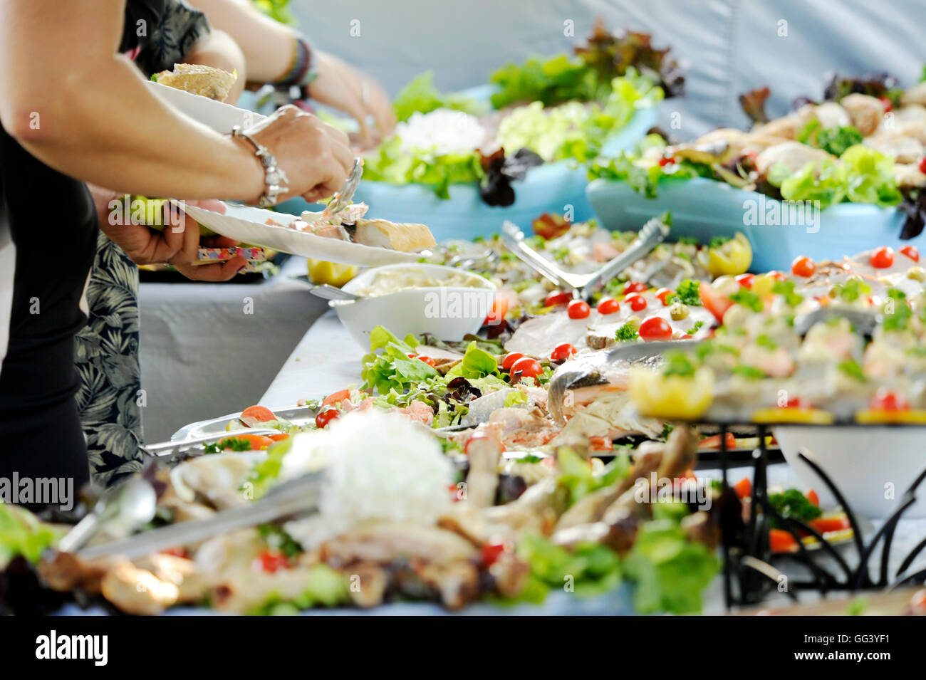 Wedding buffet food Banque de photographies et d’images à haute ...