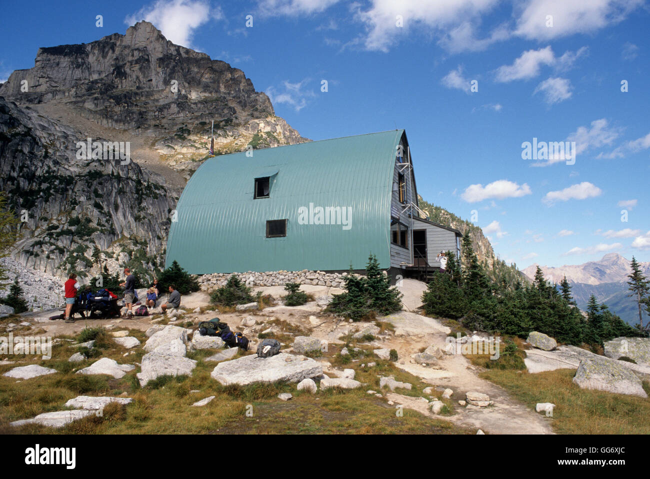Conrad kain hut parc provincial de bugaboo Banque de photographies et d ...