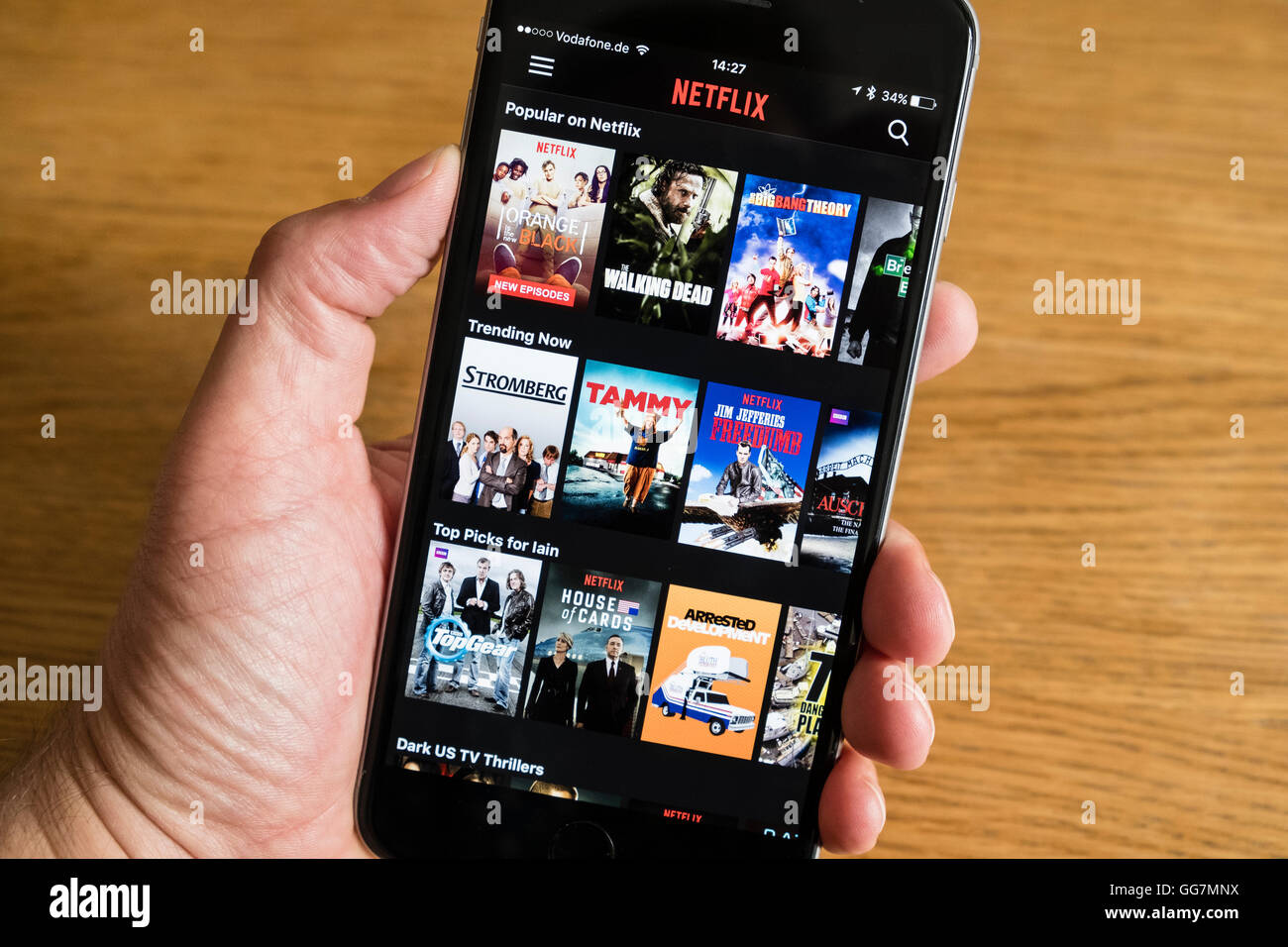 écran netflix Banque de photographies et d’images à haute résolution ...