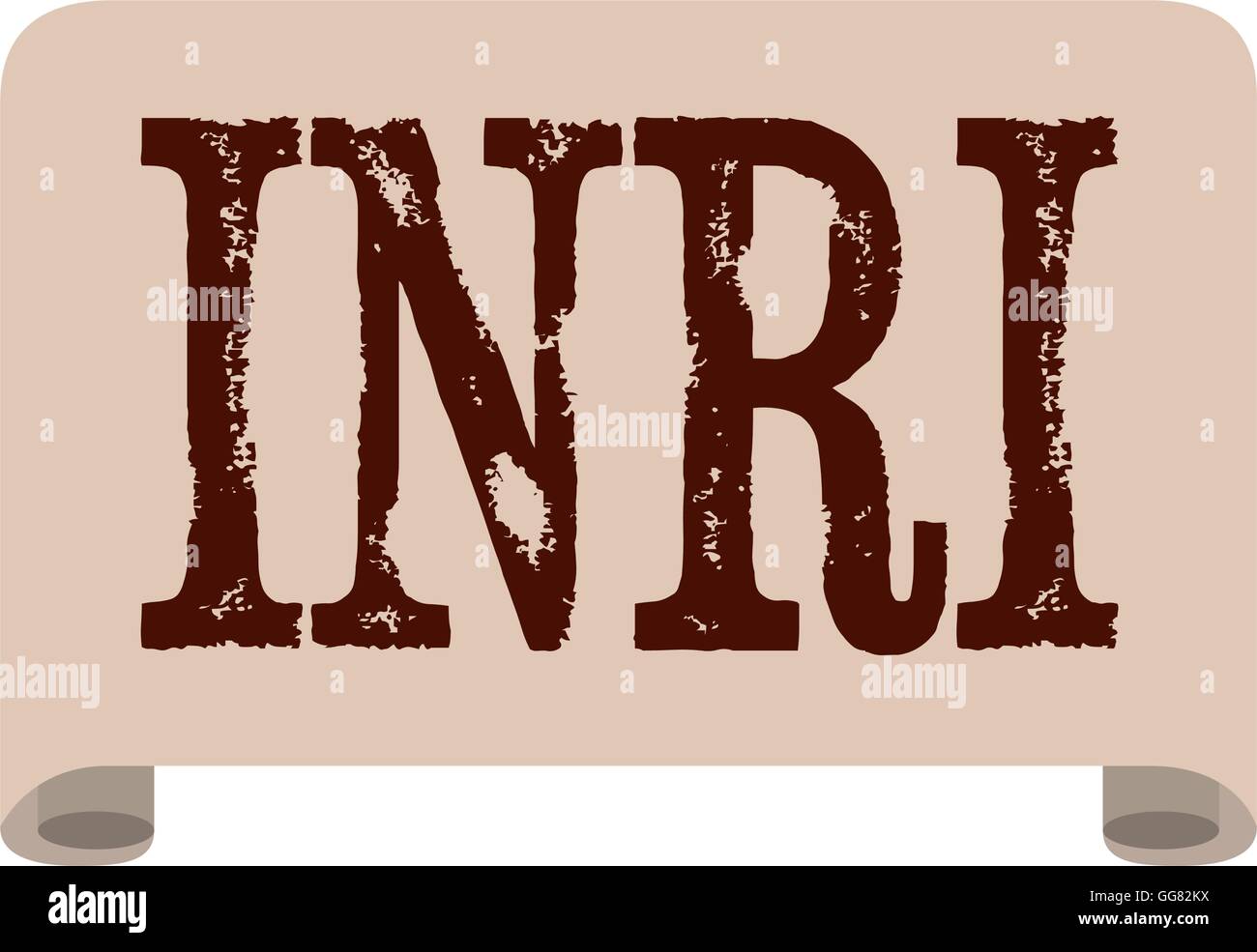 Christ inri Banque d'images vectorielles - Alamy