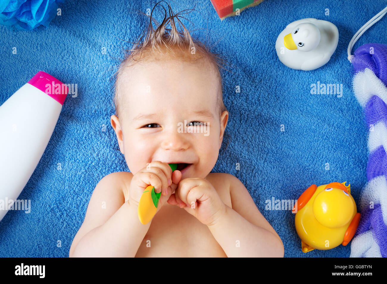 Lavage des serviettes Banque de photographies et d’images à haute ...