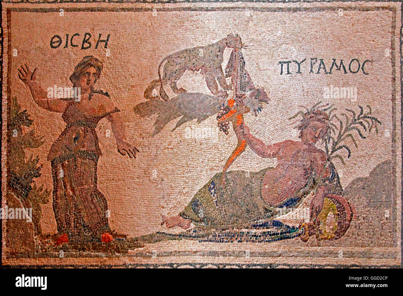 Mosaic of pyramus and thisbe Banque de photographies et d’images à ...