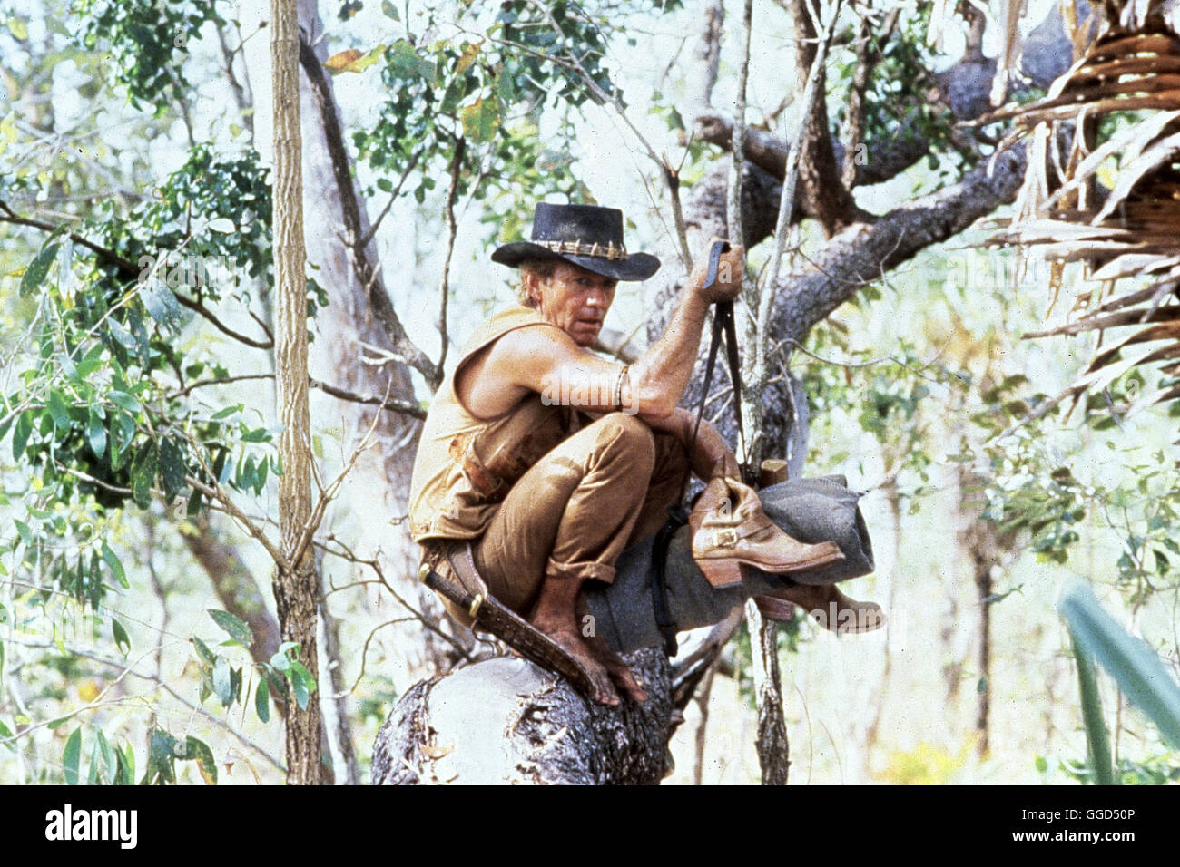CROCODILE DUNDEE - EIN KROKODIL ZUM KÜSSEN / Crocodile Dundee USA 1986 ...