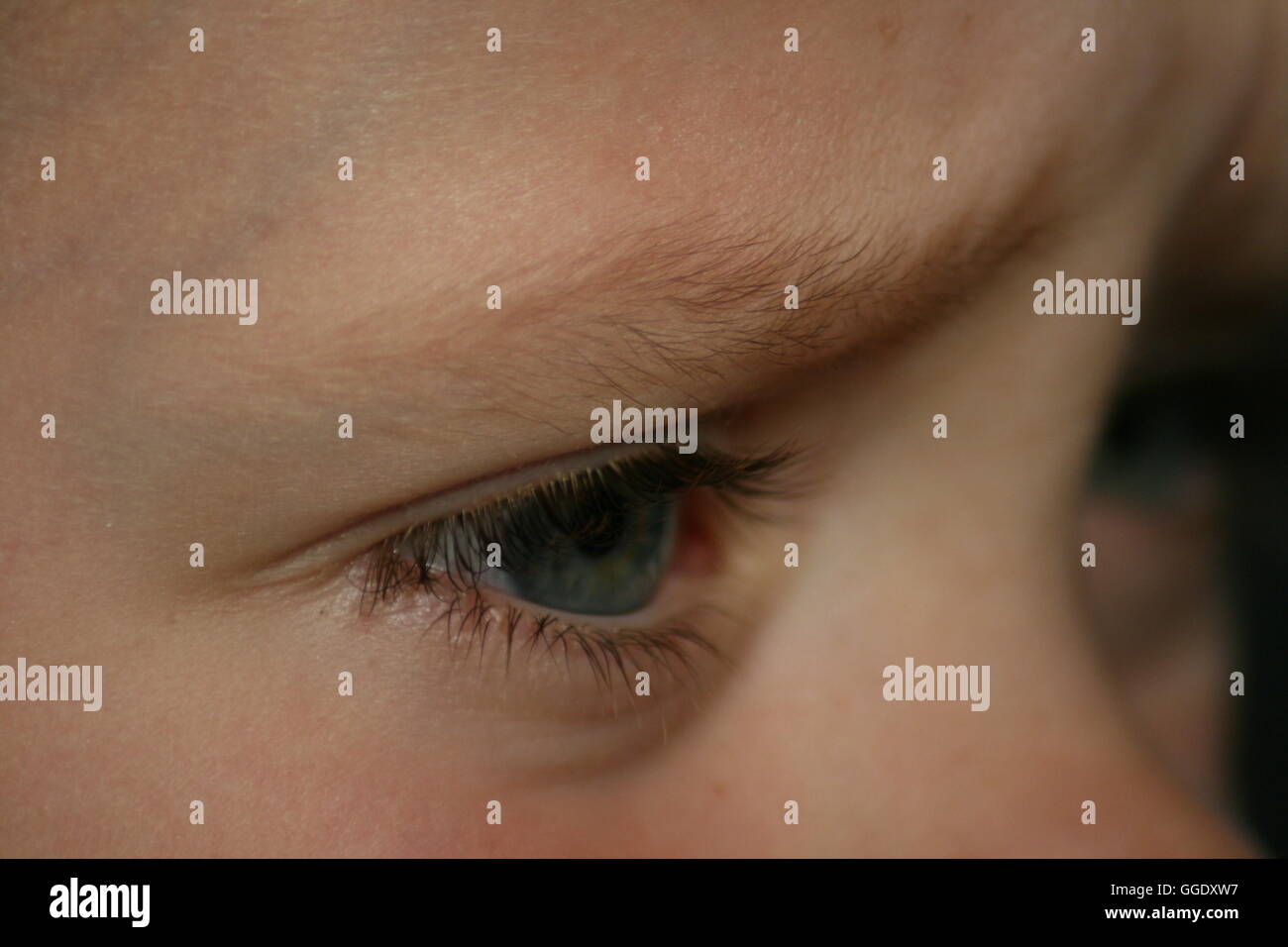 Yeux inquiets Banque de photographies et d’images à haute résolution ...