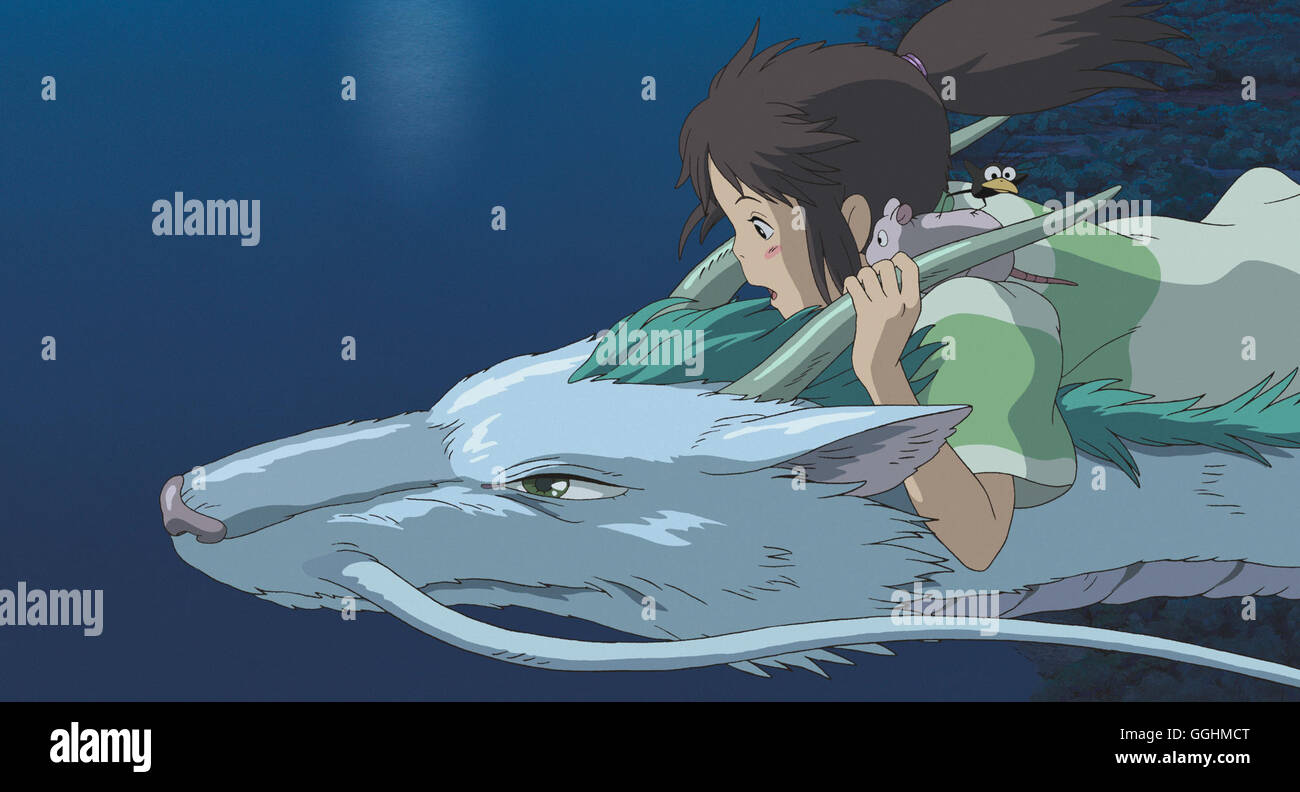 CHIHIROS REISE INS ZAUBERLAND / Spirited Away JP 2003 / Hayao Miyazaki Haku wurde in einen ...