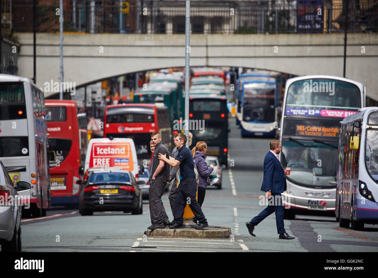 Couloir de bus routier wilmslow Banque de photographies et d’images à ...