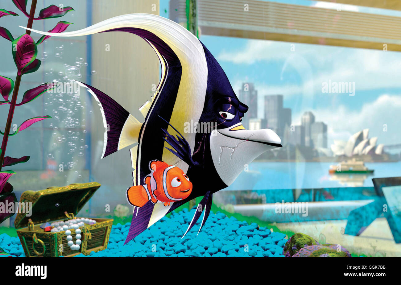 FINDET Nemo Finding Nemo / USA 2003 / Andrew Stanton, Lee Unkrich Voir mit Halterfisch Kahn ...