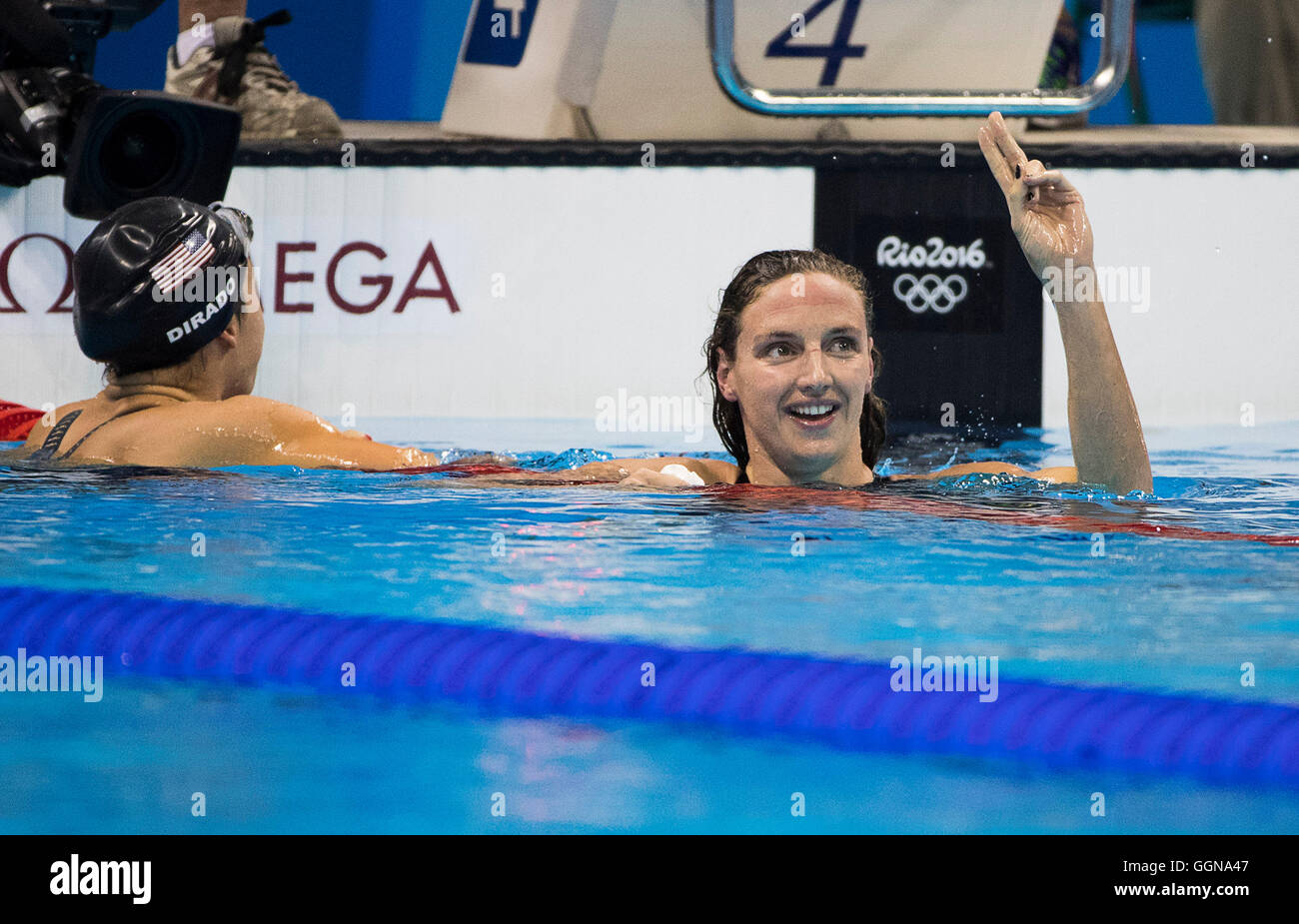 Rio de Janeiro, RJ, Brésil. 6e août 2016. Natation : Katinka Hosszu ...