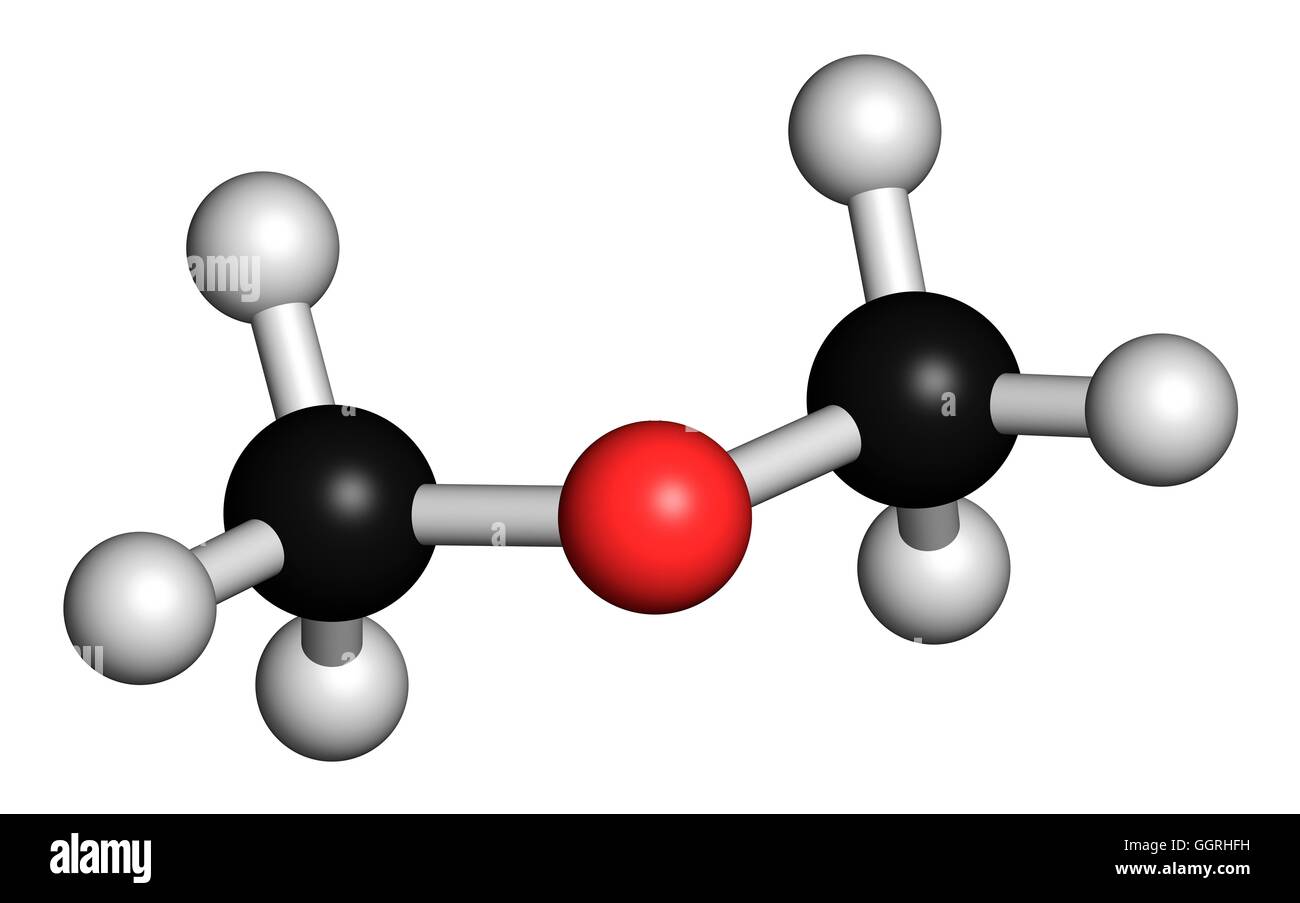 Dimethyl ether molecule Banque de photographies et d’images à haute ...