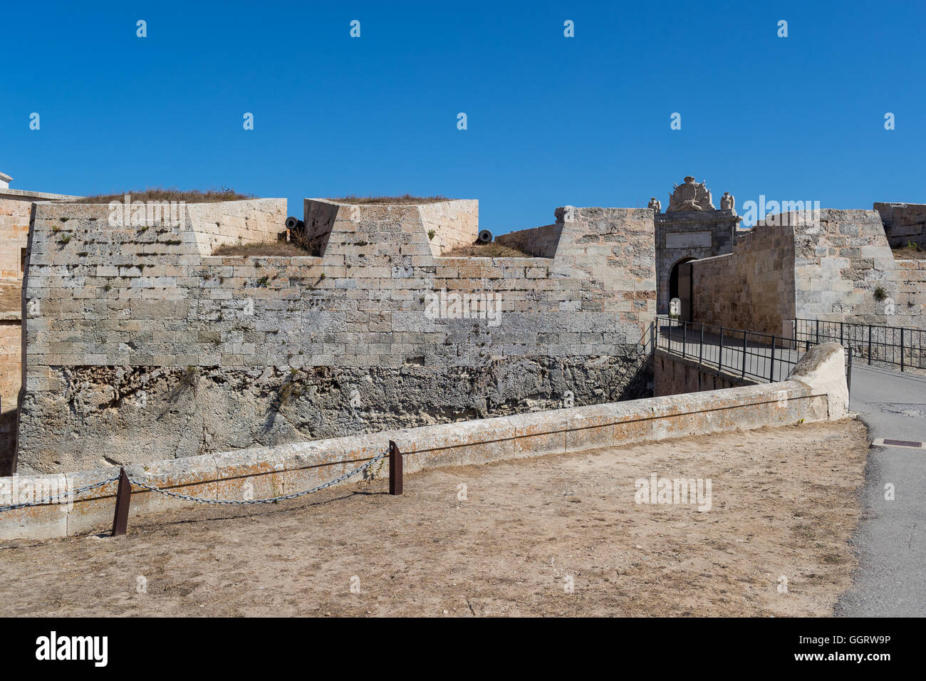 Forteresse de pierre menorca Banque de photographies et d’images à ...