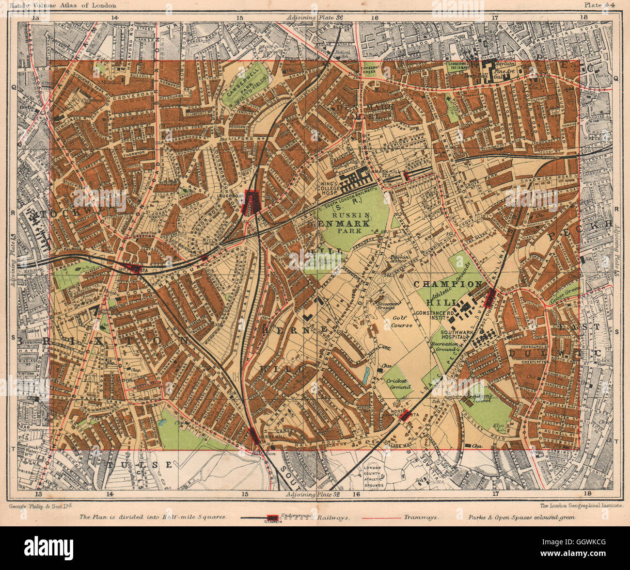Carte de brixton Banque de photographies et d’images à haute résolution ...