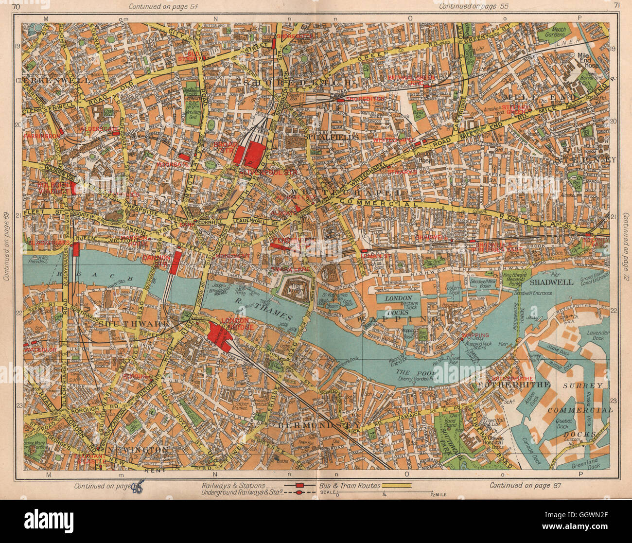 London Map Banque d'image et photos - Alamy