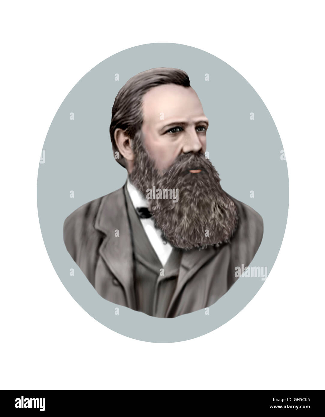 Friedrich engels Banque d'images détourées - Alamy