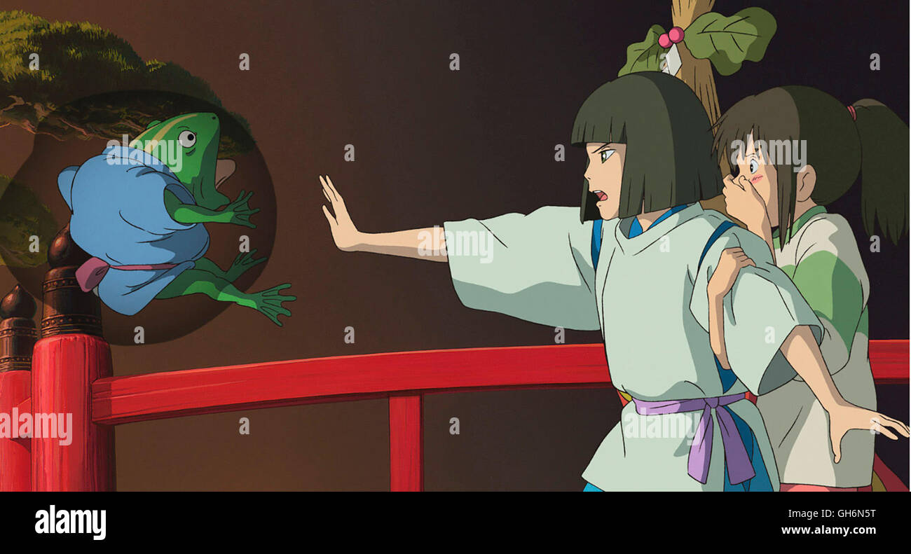 CHIHIROS REISE INS ZAUBERLAND / Spirited Away JP 2003 / Hayao Miyazaki Chihiro Haku und Regie ...