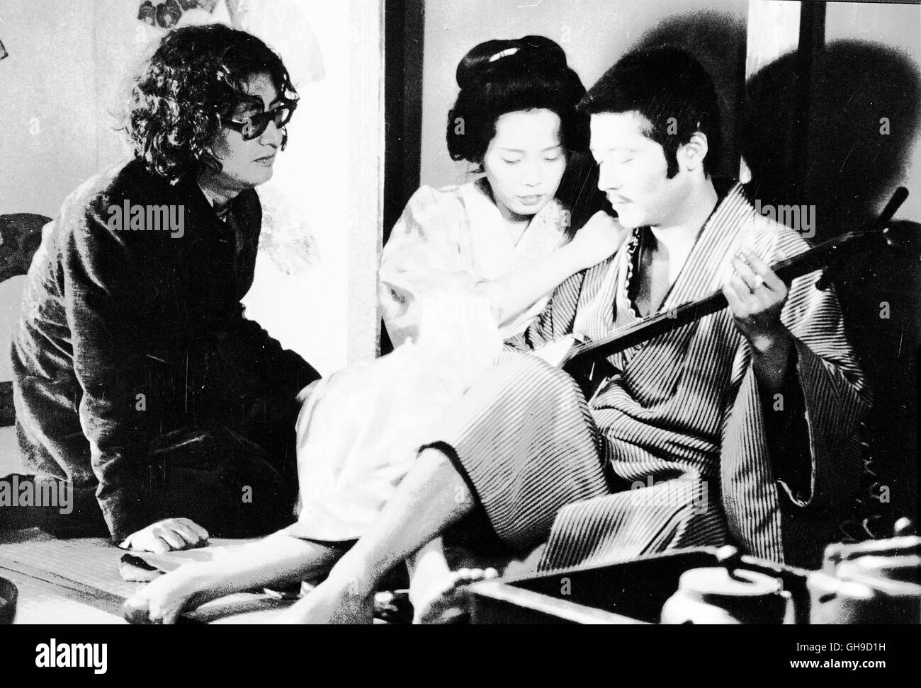 Réalisateur Nagisa Oshima während der mit Dreharbeiten EIKO MATSUDA, TATSUYA Fuji Film und ...