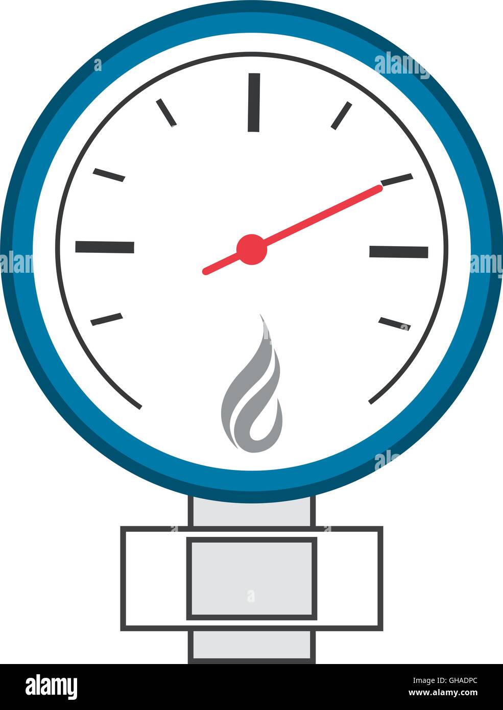 Manomètre manomètre ou icon Image Vectorielle Stock - Alamy