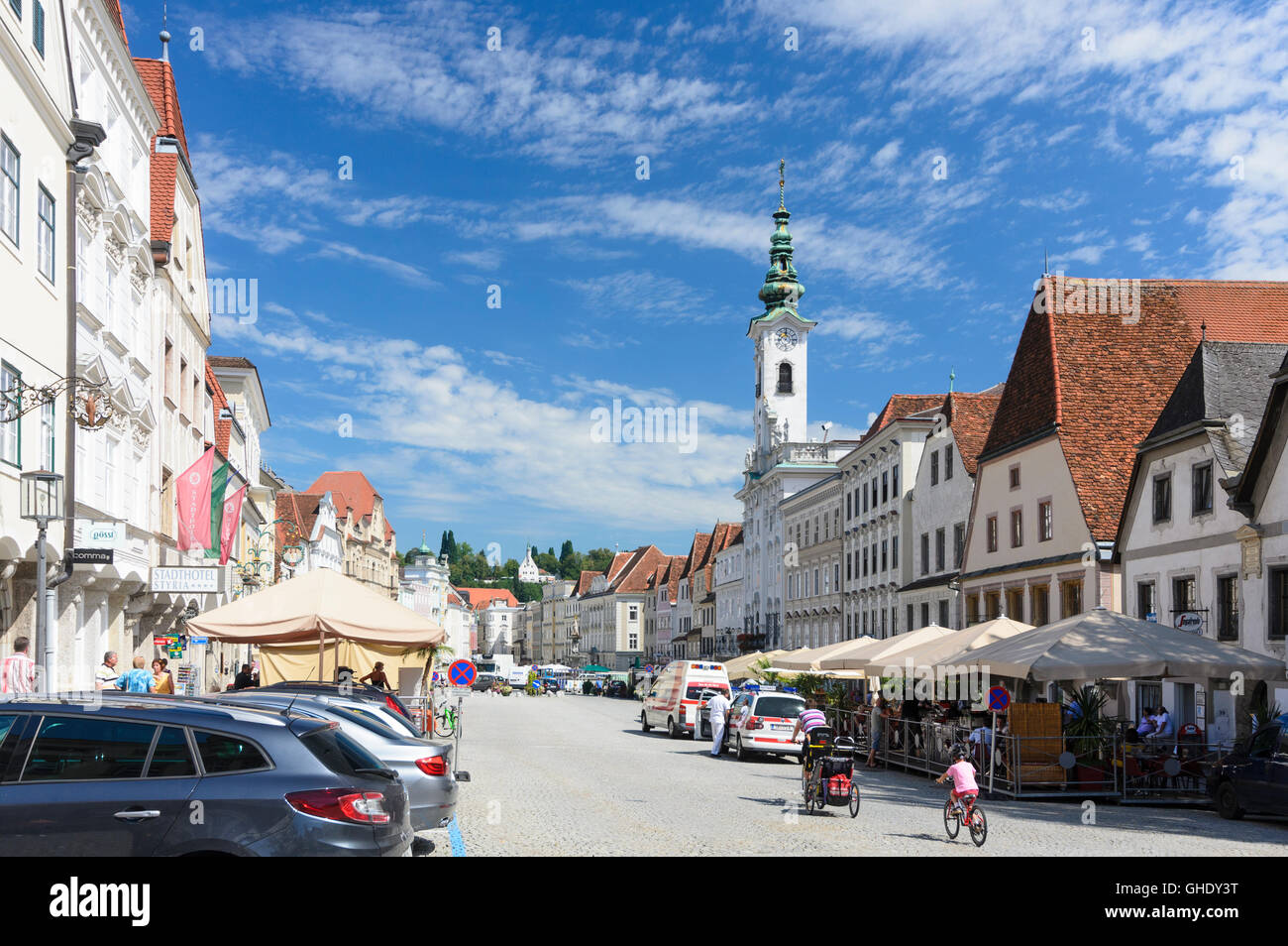 Steyr town square town hall Banque de photographies et d’images à haute ...