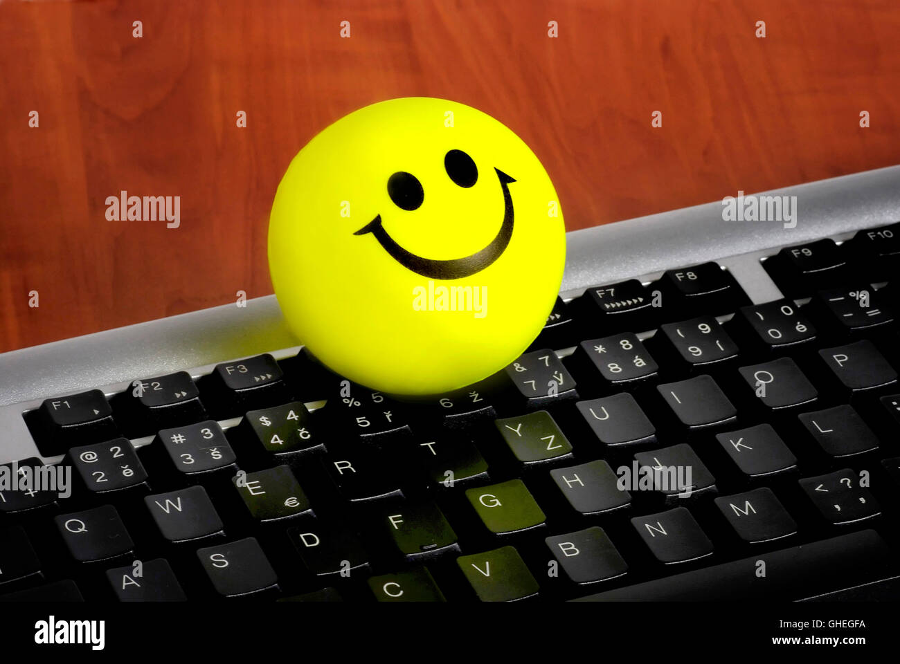 Smiley emoticon, bonheur concept Photo Stock - Alamy