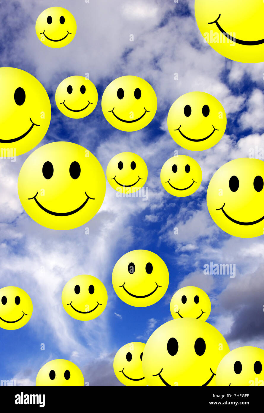 Smiley et émoticones avec emoji Banque de photographies et d’images à ...