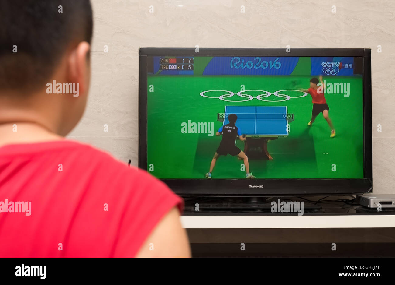 Match de ping pong Banque de photographies et d’images à haute ...