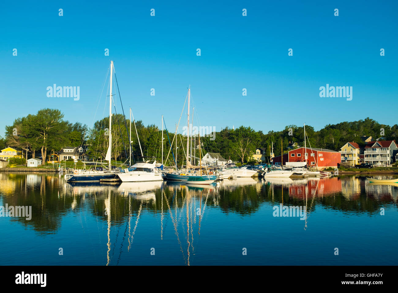 Baddeck harbour Banque de photographies et d’images à haute résolution ...