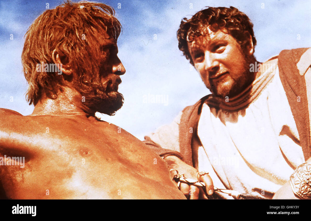 Sklave der thrakische Spartacus wird zum Gladiator ausgebildet und das ...