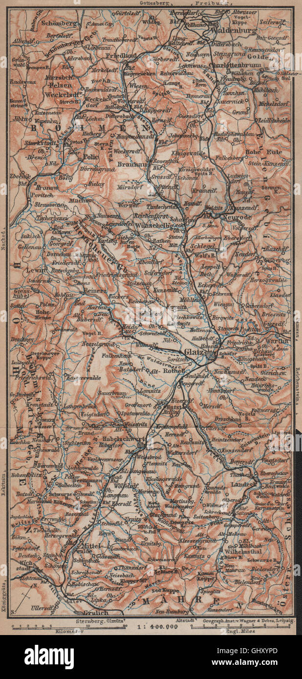 Terre KLODZO. E des Sudètes, des Sudètes Wschodnie Ziemia Klodzka Gory ...