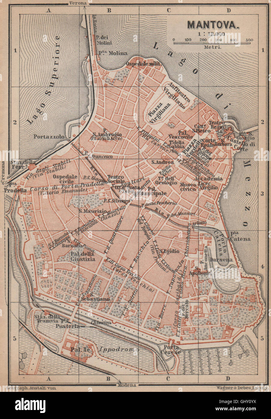 Mantova map Banque de photographies et d’images à haute résolution - Alamy