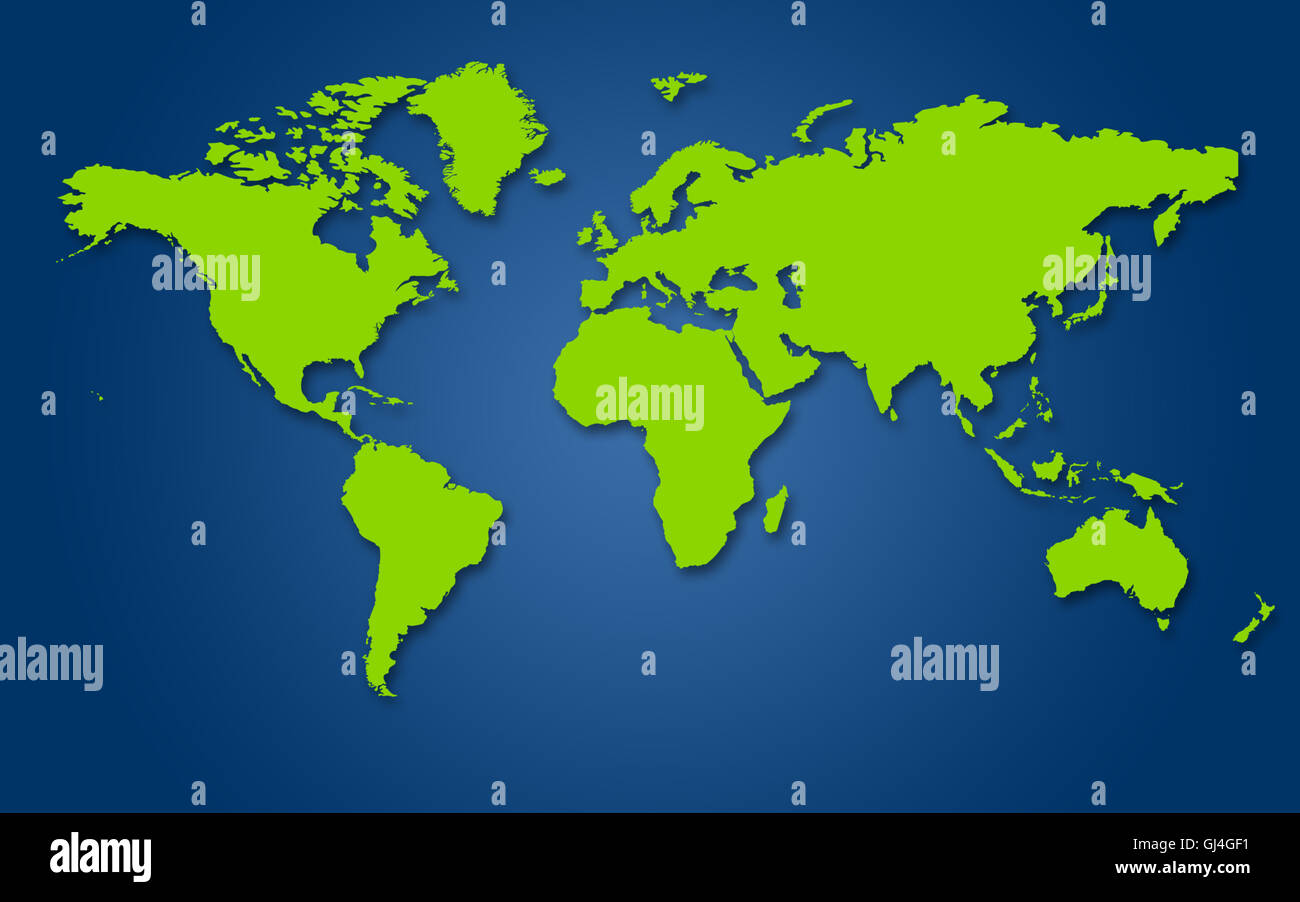 Carte universelle de la terre Banque de photographies et d’images à haute résolution - Alamy