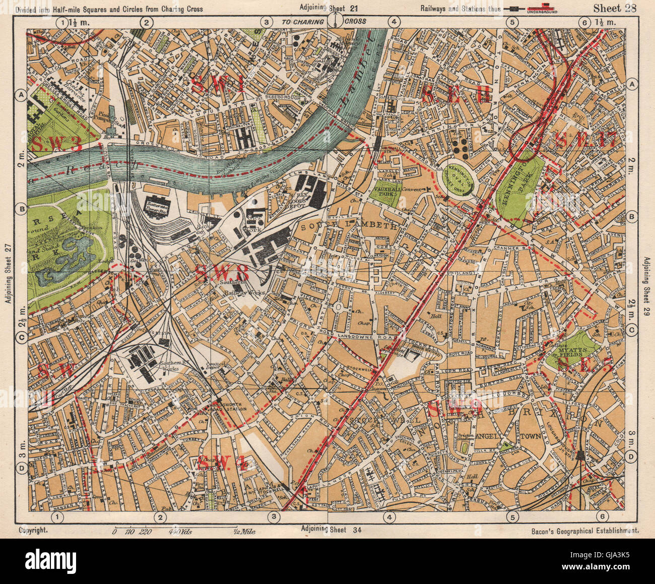 Carte de brixton Banque de photographies et d’images à haute résolution ...