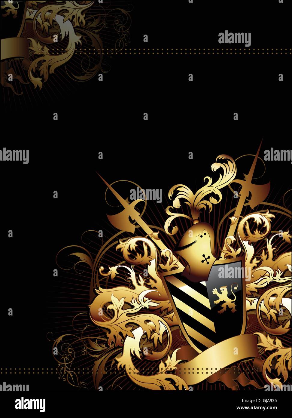 Blason noir Banque d'images vectorielles - Page 2 - Alamy