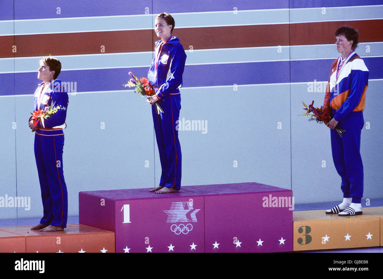 Californie - Los Angeles - 1984 Jeux Olympiques d'été. De natation ...