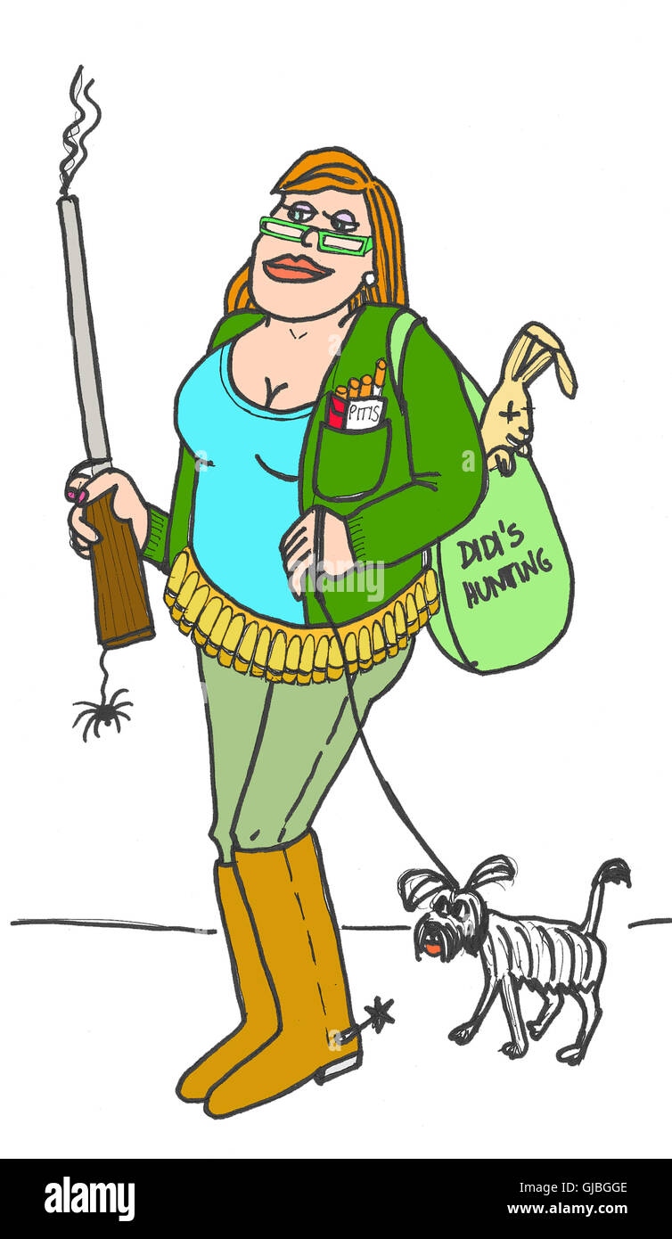 Humour canin Banque d'images détourées - Alamy