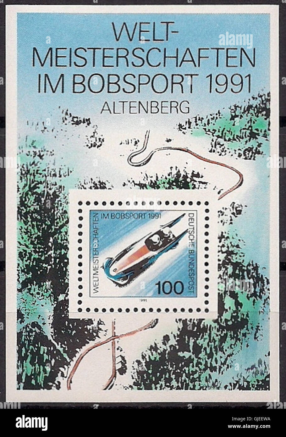 Deutsche bundespost stamp Banque de photographies et d’images à haute ...